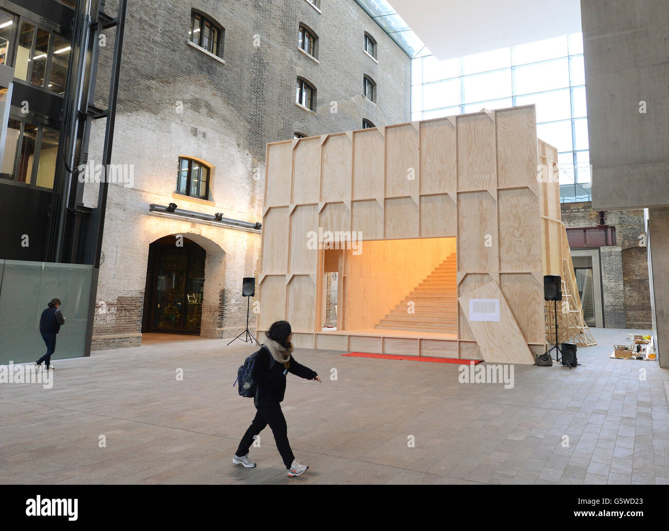 Black Maria installation Stock Photo - Alamy