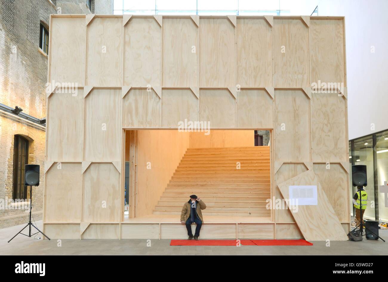 Black Maria installation Stock Photo - Alamy