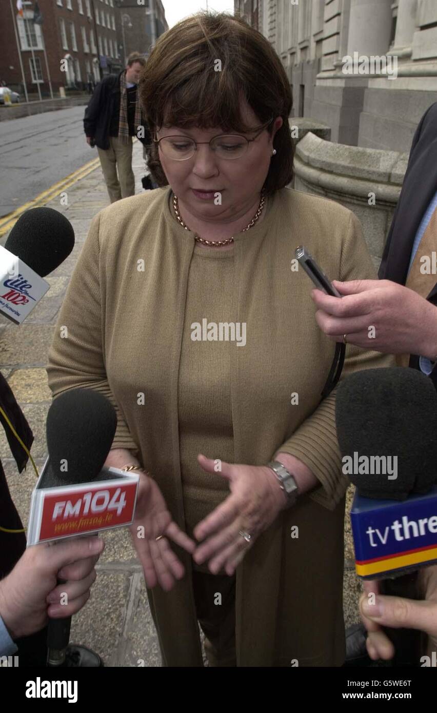 Mary harney leader of the progressive democrats hi-res stock ...