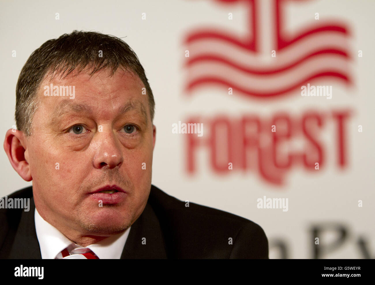 New Nottingham Forest manager Billy Davies during a press conference ...