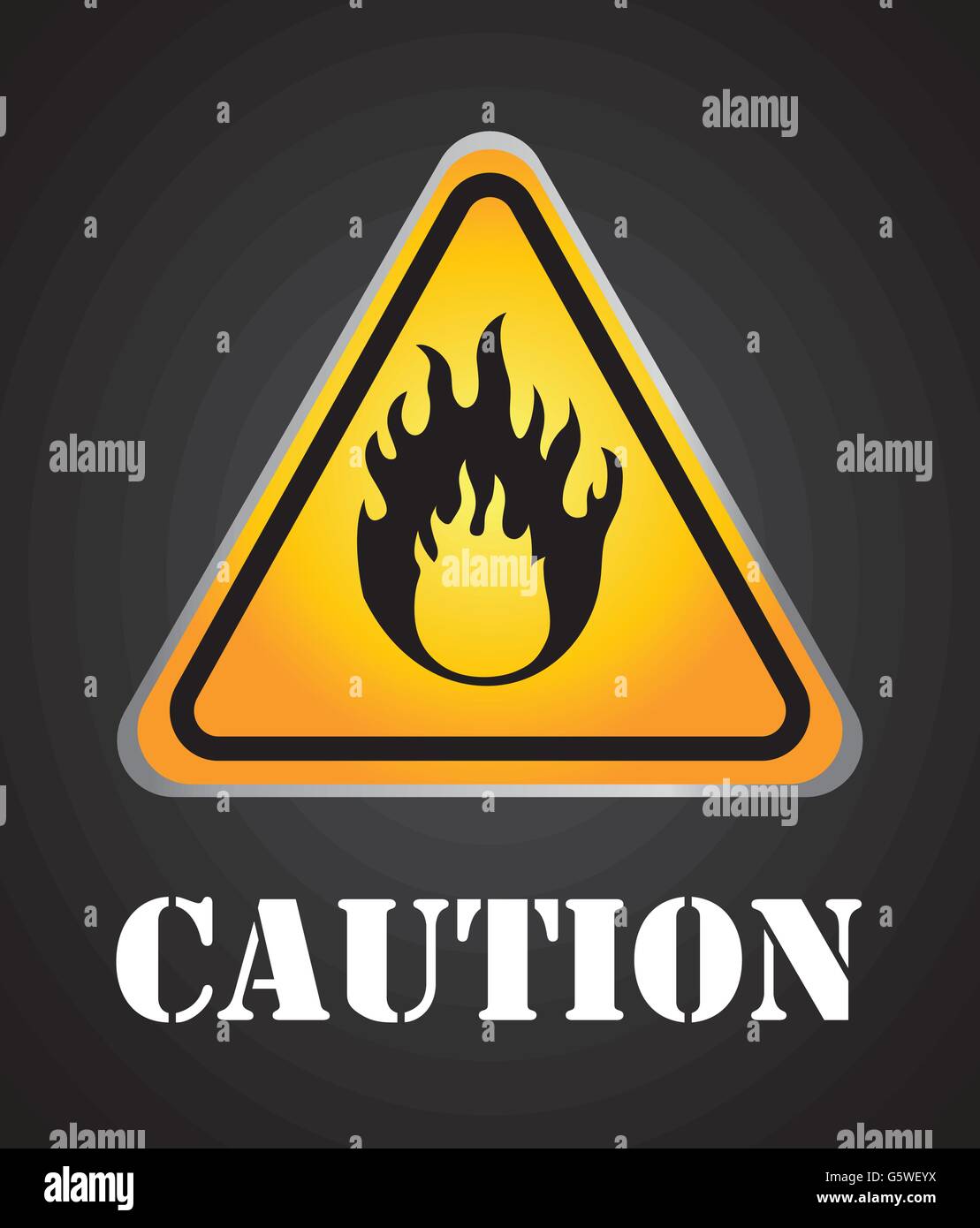 Caution design. illuistration Stock Vector Image & Art - Alamy