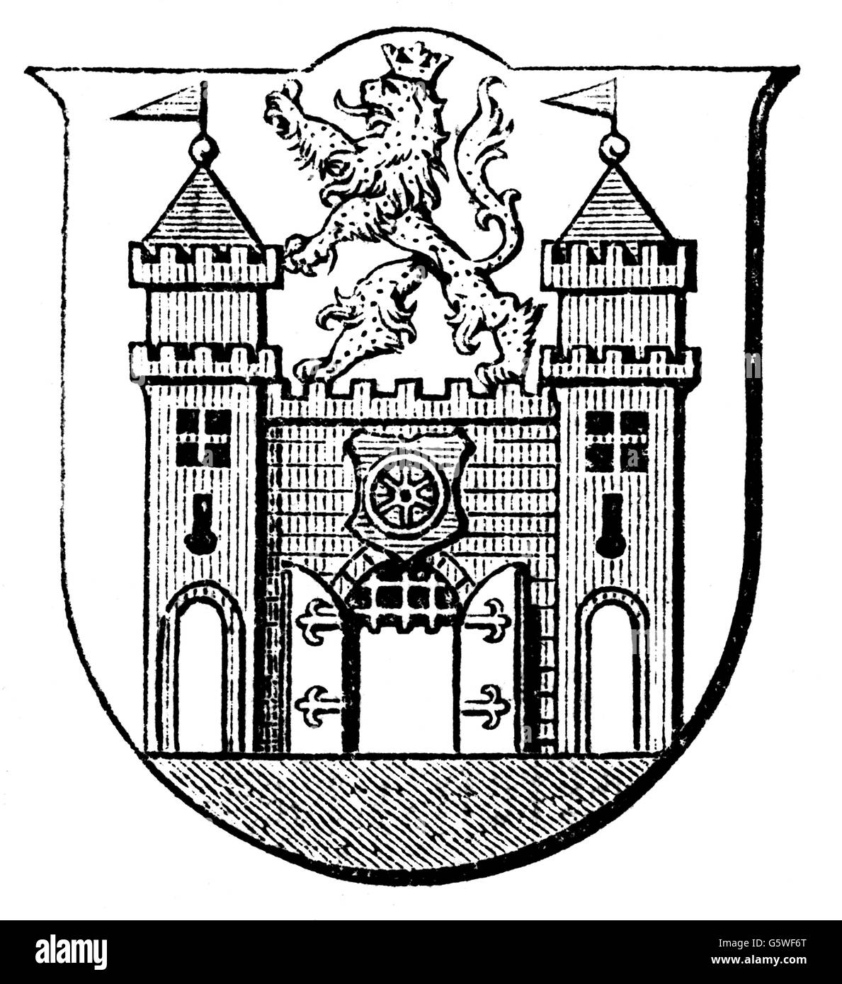 Kingdom of bohemia coat of arms hi-res stock photography and images - Alamy