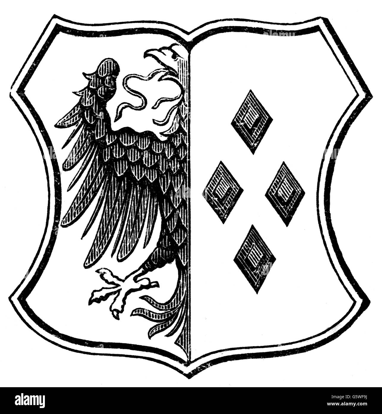Coat of arms of the kingdom of saxony hi-res stock photography and ...