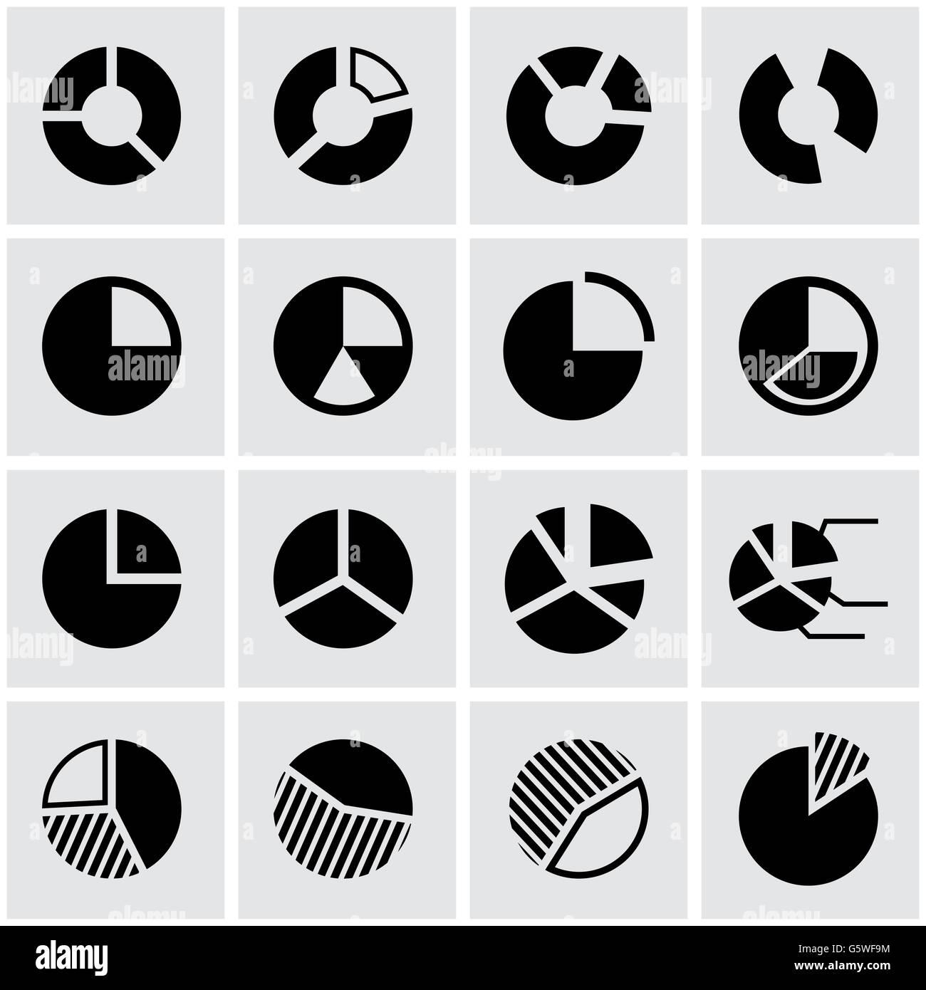 Graph diagram pie chart Stock Vector Images - Alamy