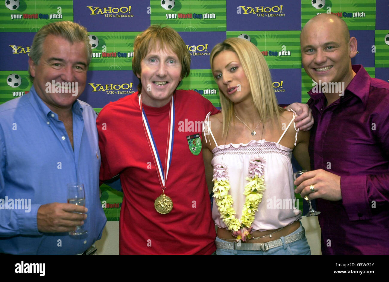 (From left to right) Former England football manager Terry Venables ...