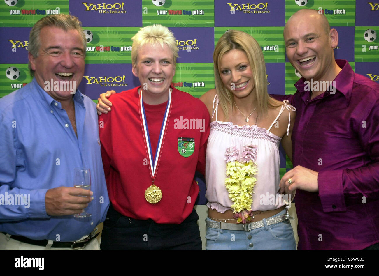(From left-right) Former England football manager Terry Venables ...