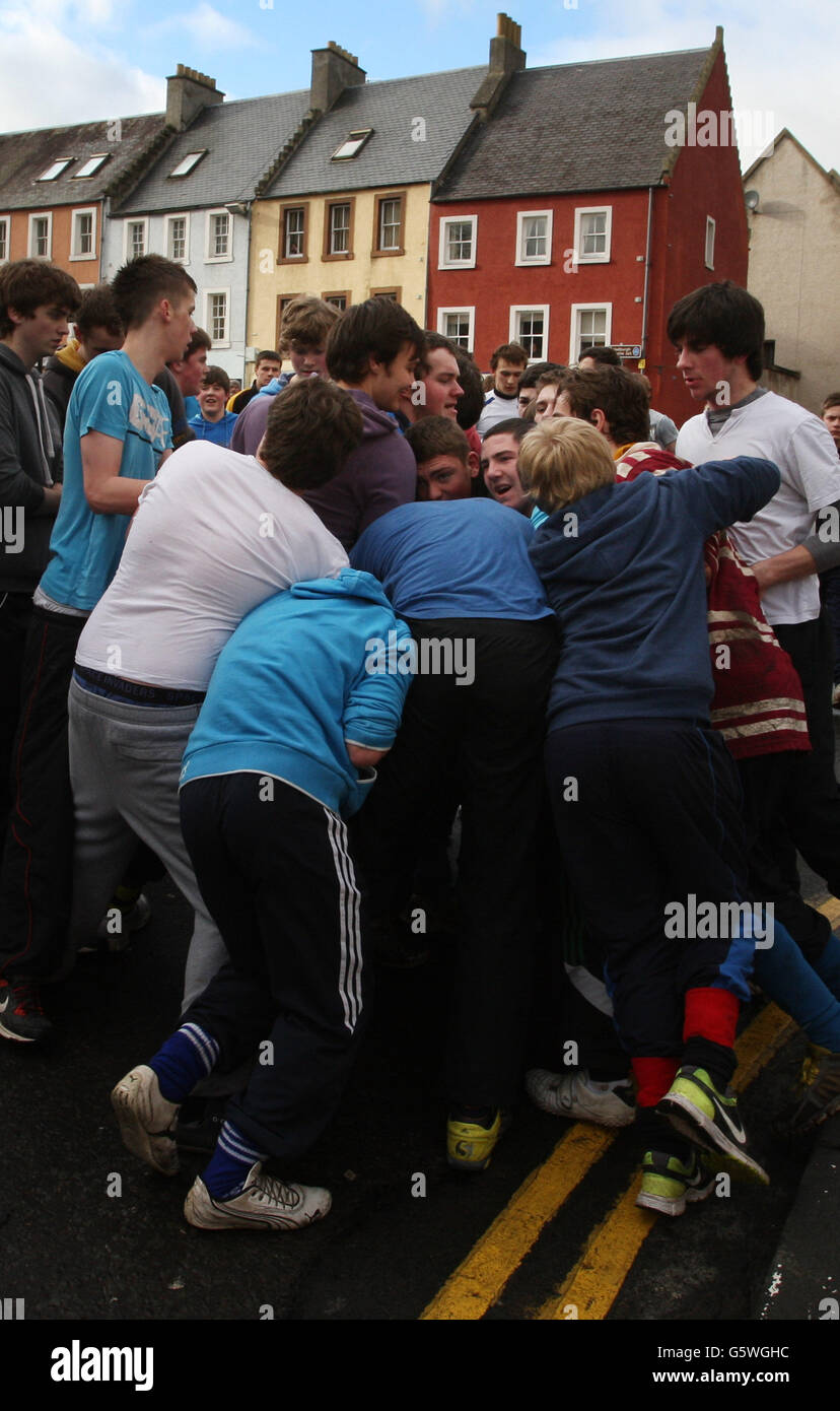 Jedburgh Hand Ba game Stock Photo - Alamy