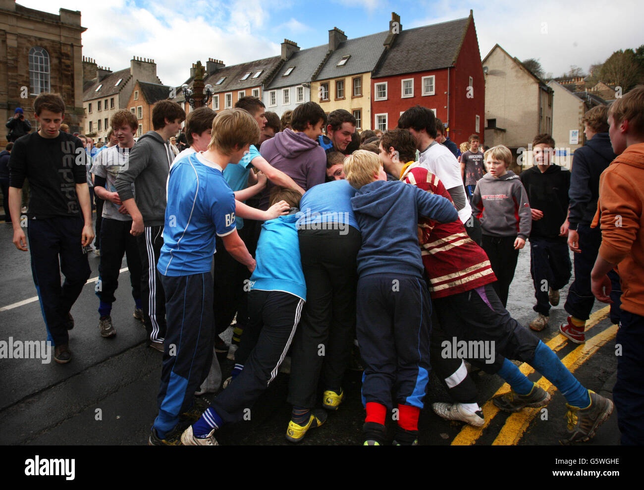 Ba game jedburgh hi-res stock photography and images - Alamy