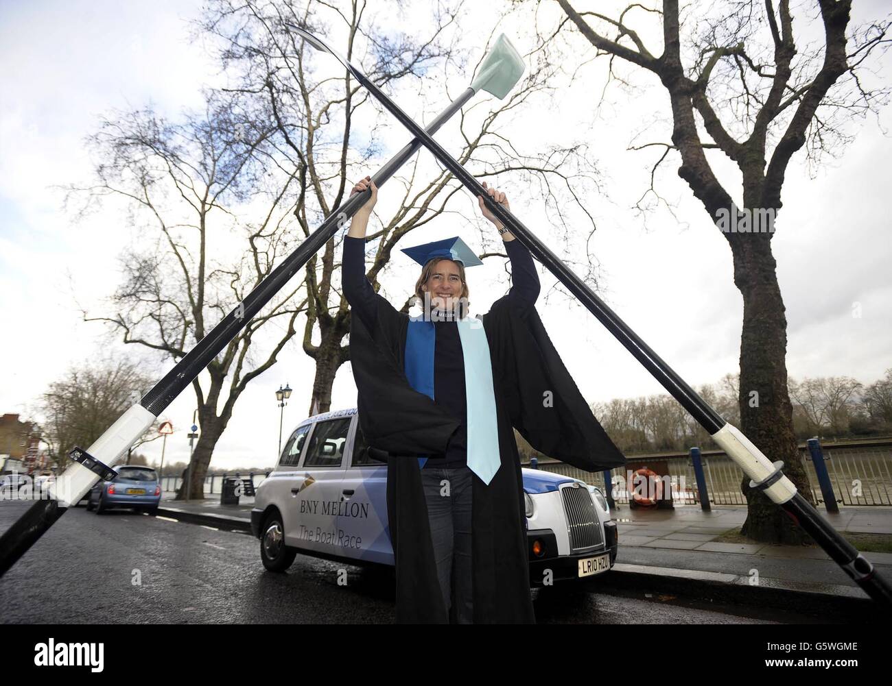 Olympic Gold medalist Katherine Grainger poses for photos during a ...