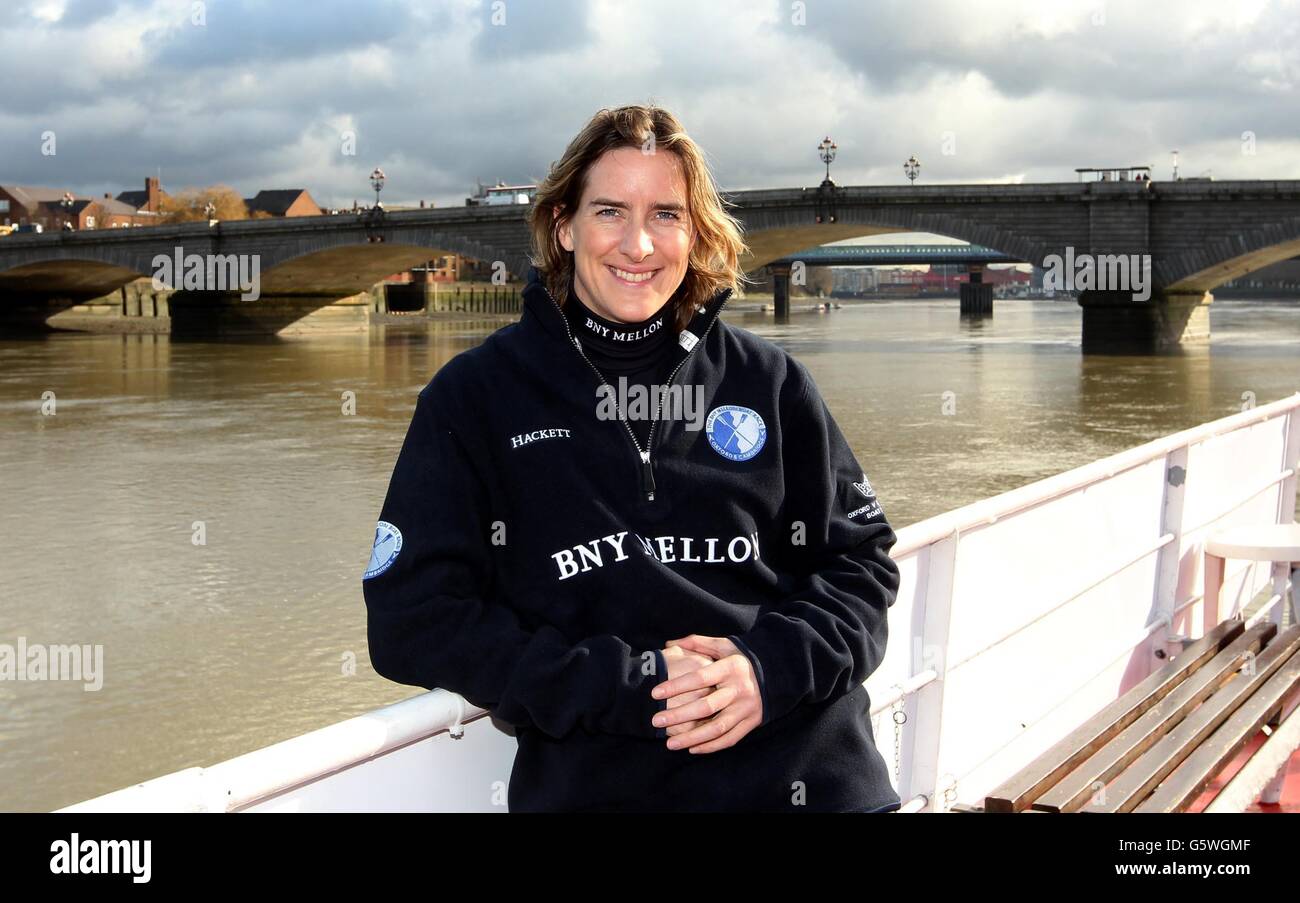 Olympic Gold medalist Katherine Grainger poses for photos during a ...