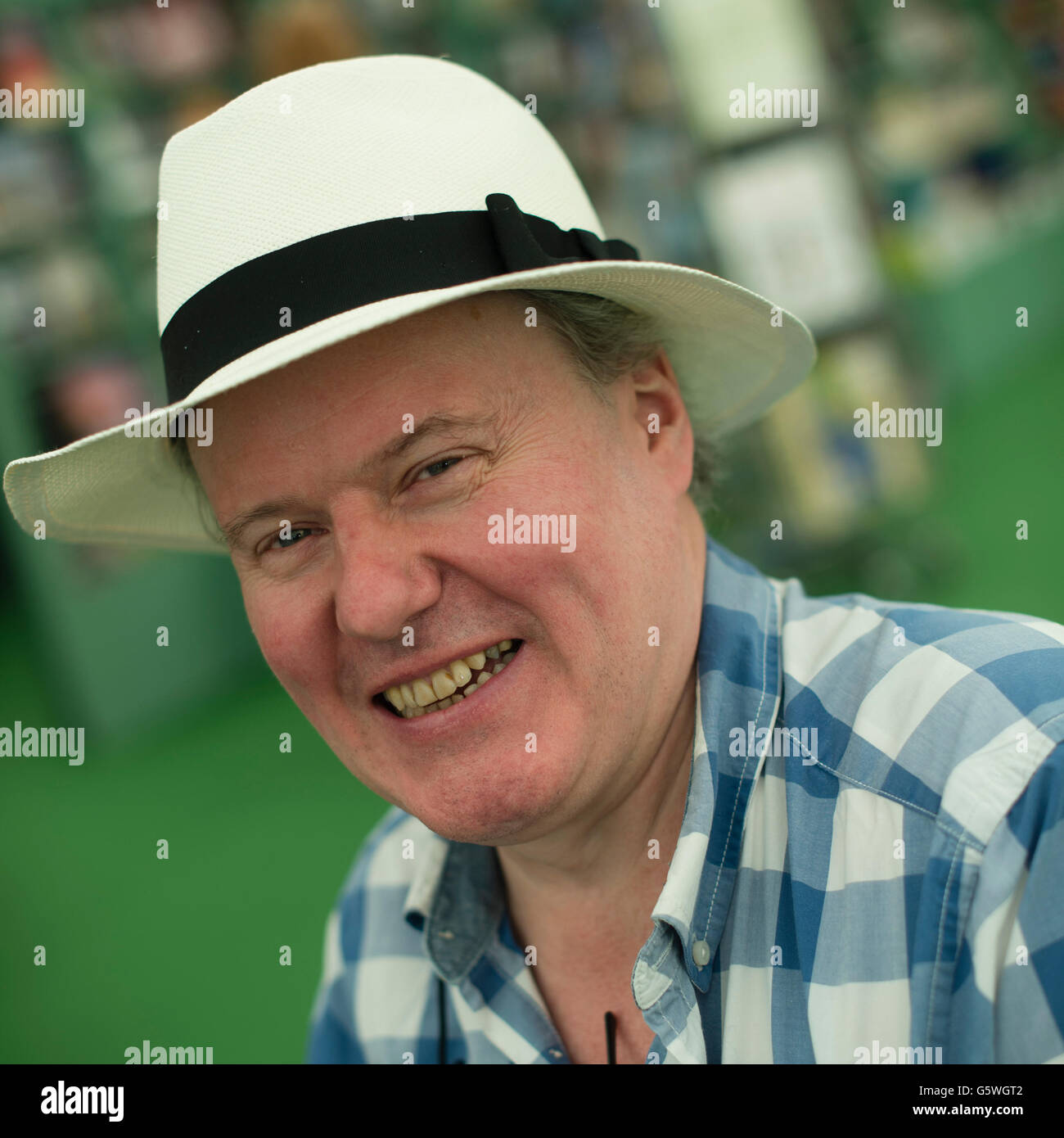 Wiliam Owen Roberts, welsh language writer, author, novelist. The Hay ...