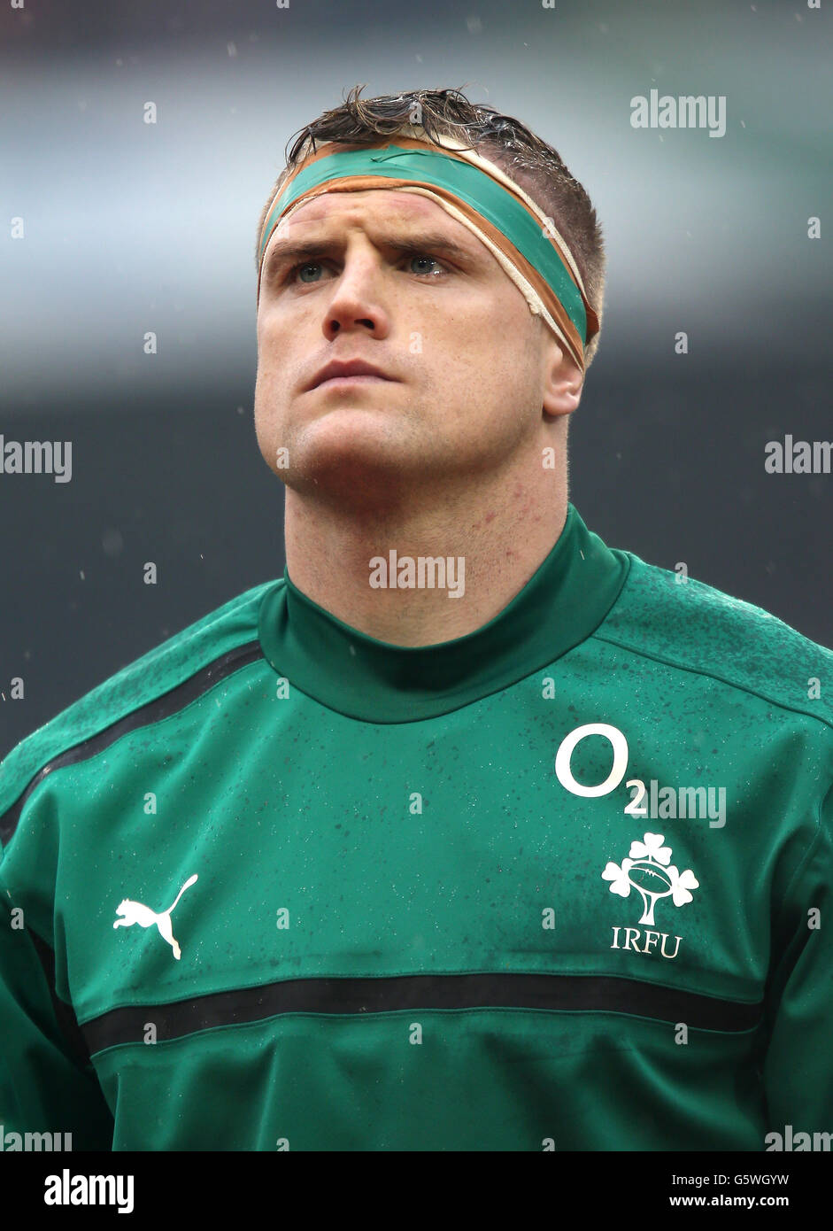 Jamie Heaslip of Ireland during the RBS 6 Nations Championship match at ...