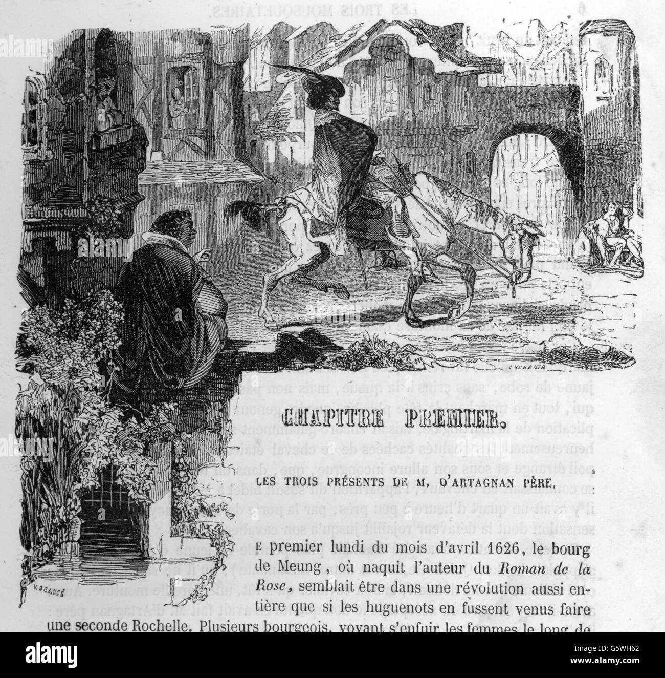 literature, "The Three Musketeers" (Les Trois Mousquetaires), by ...