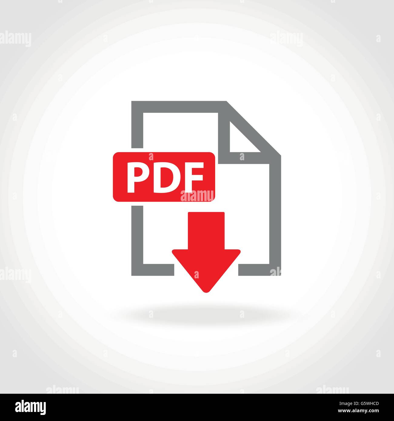 Vector PDF icon set Stock Vector Image & Art - Alamy