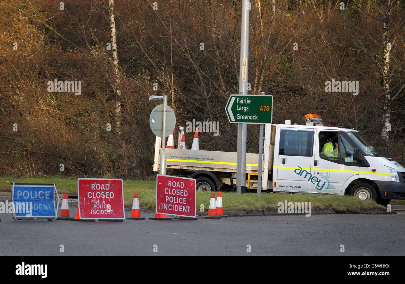 Lorry crashes into house Stock Photo - Alamy