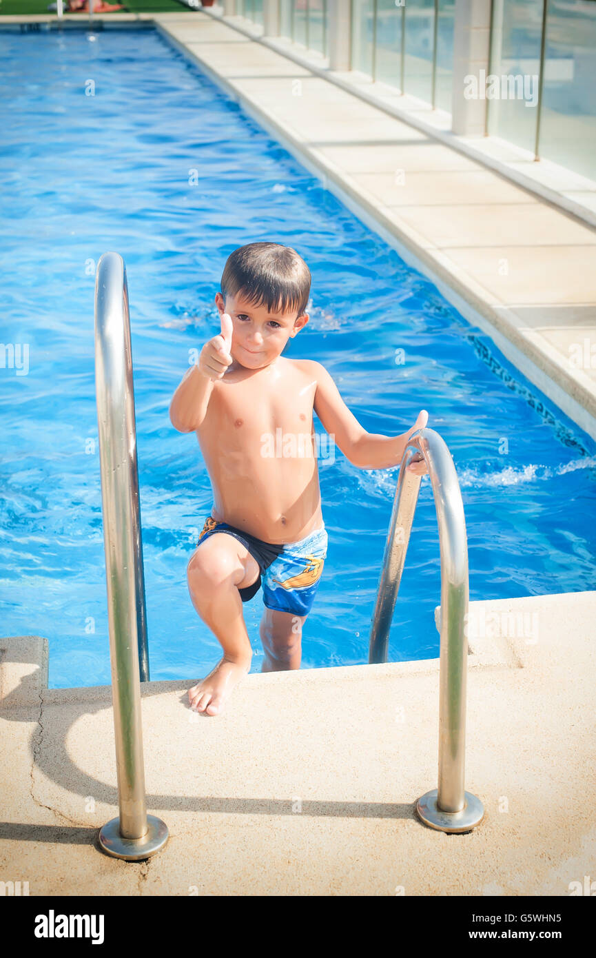 Boy stand hi-res stock photography and images - Alamy