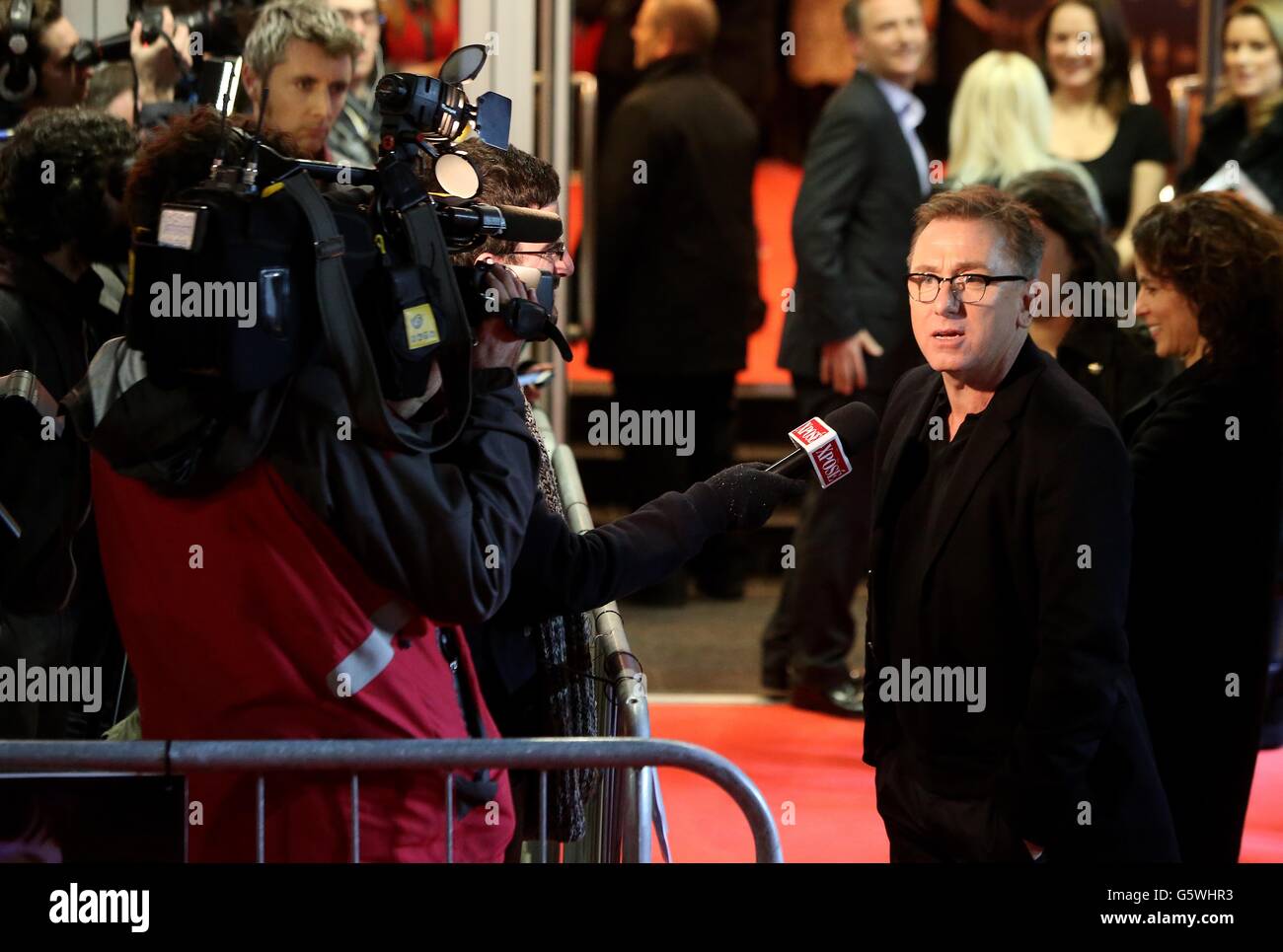 Tim Roth attends the premiere of Broken at the Savoy Cinema, which ...