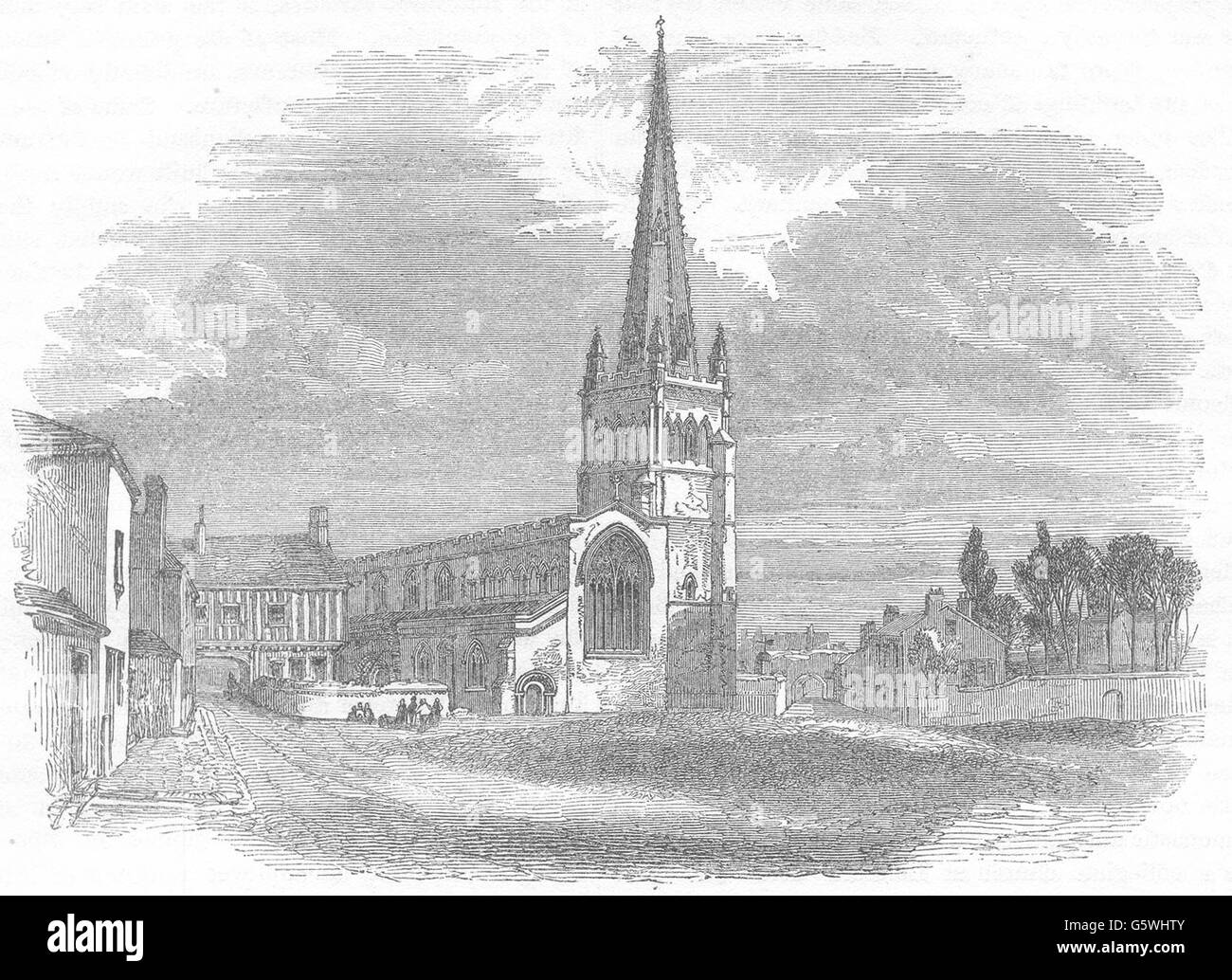 Leicestershire Churches Black and White Stock Photos & Images - Alamy