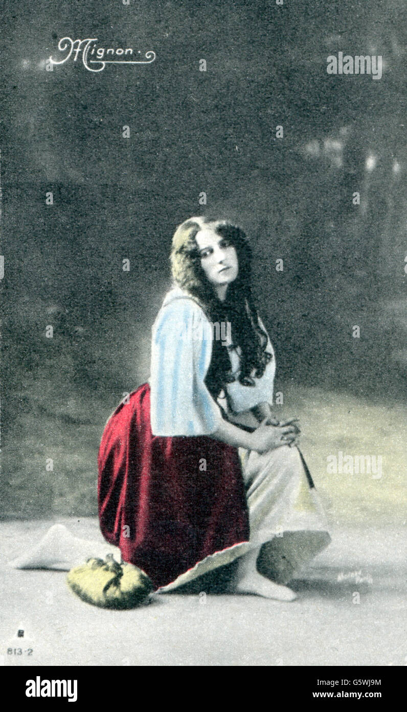 theatre / theater, opera, "Mignon", by Ambroise Thomas (1811 - 1896 ...