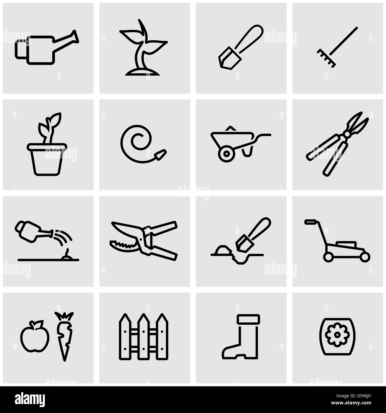 Thin flower Stock Vector Images - Alamy