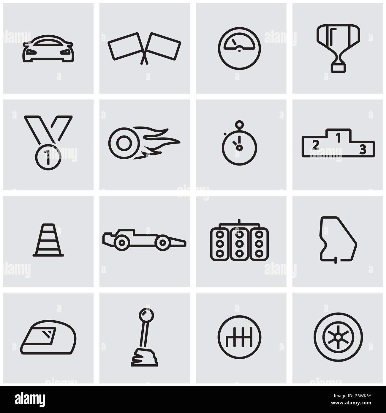 Starting line race Stock Vector Images - Alamy