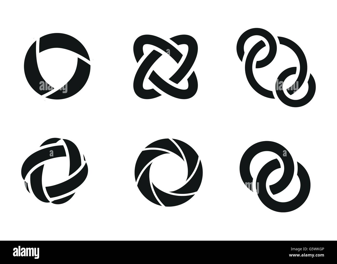 Technology orbit web rings Stock Vector Image & Art - Alamy