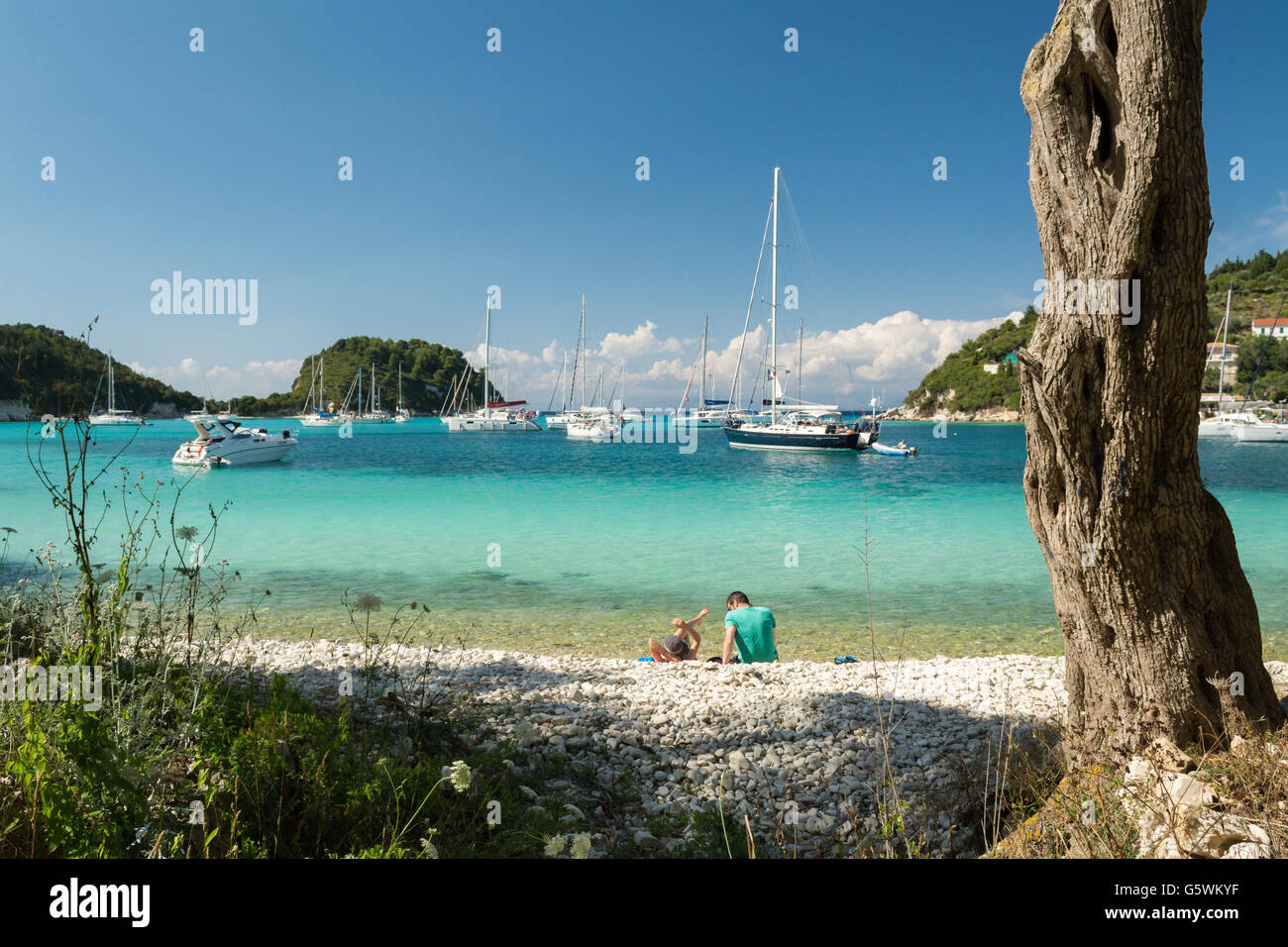 Paxos harami beach hi-res stock photography and images - Alamy