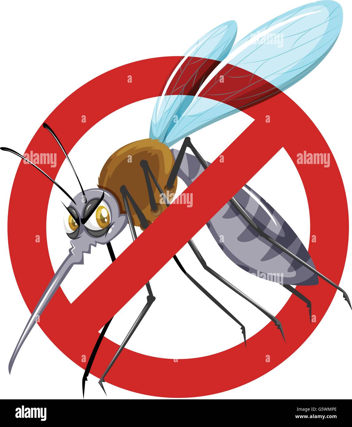 Mosquito sign Stock Vector Images - Alamy