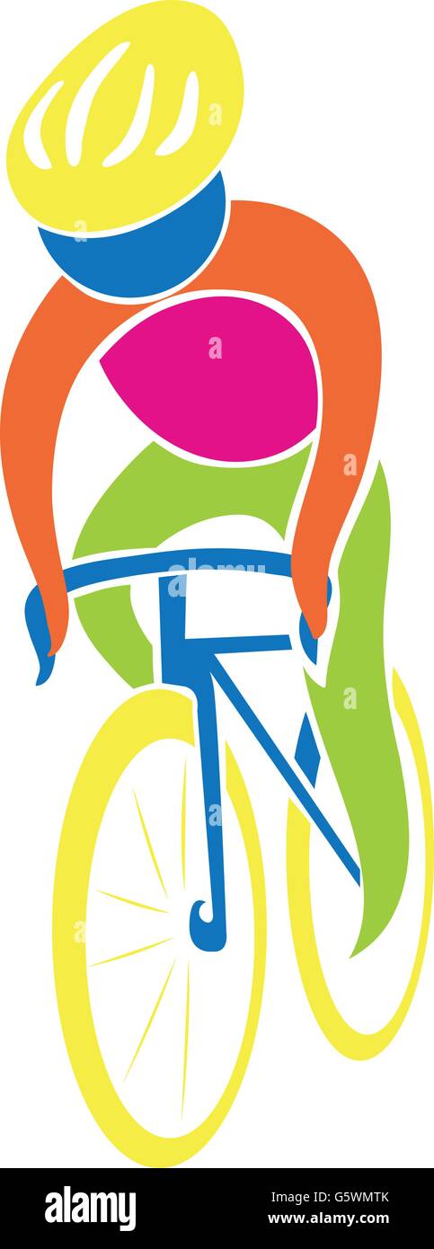 Cycling icon hi-res stock photography and images - Alamy