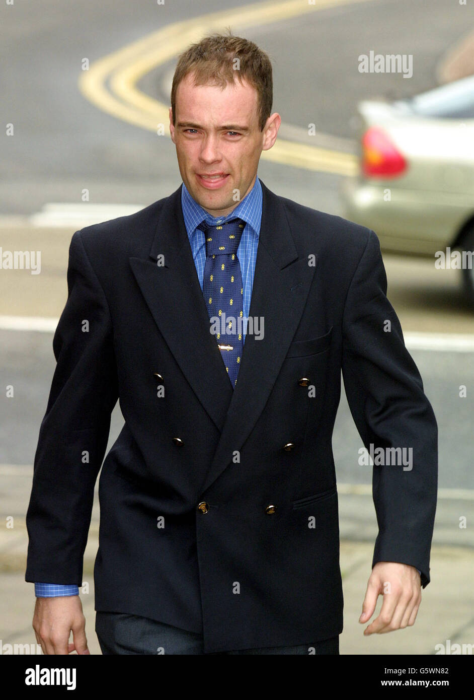 Jockey Timmy Murphy arriving at Uxbridge Magisrates Court, where he was ...