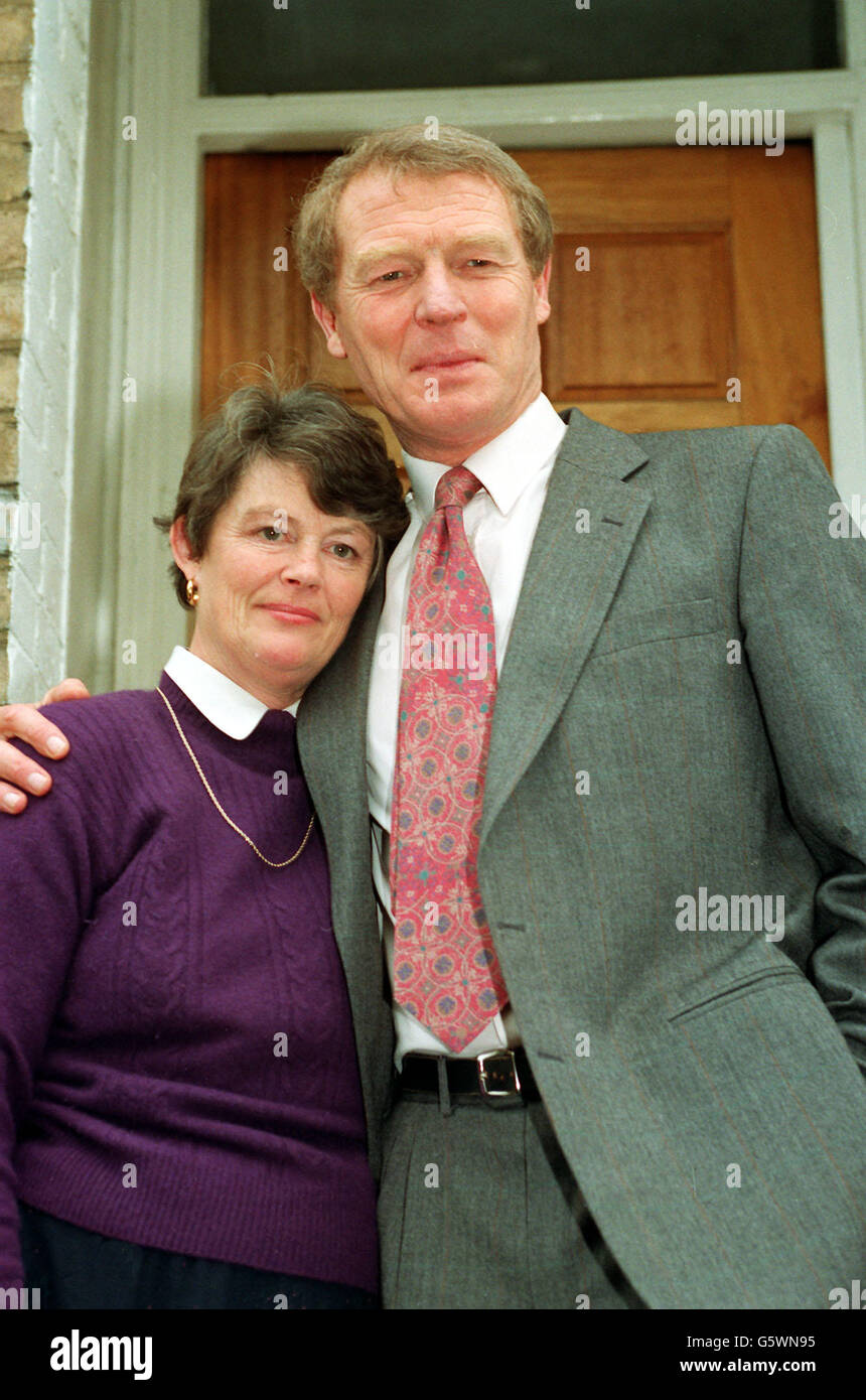 Liberal Democrat leader Paddy Ashdown with his wife Jane outside their ...
