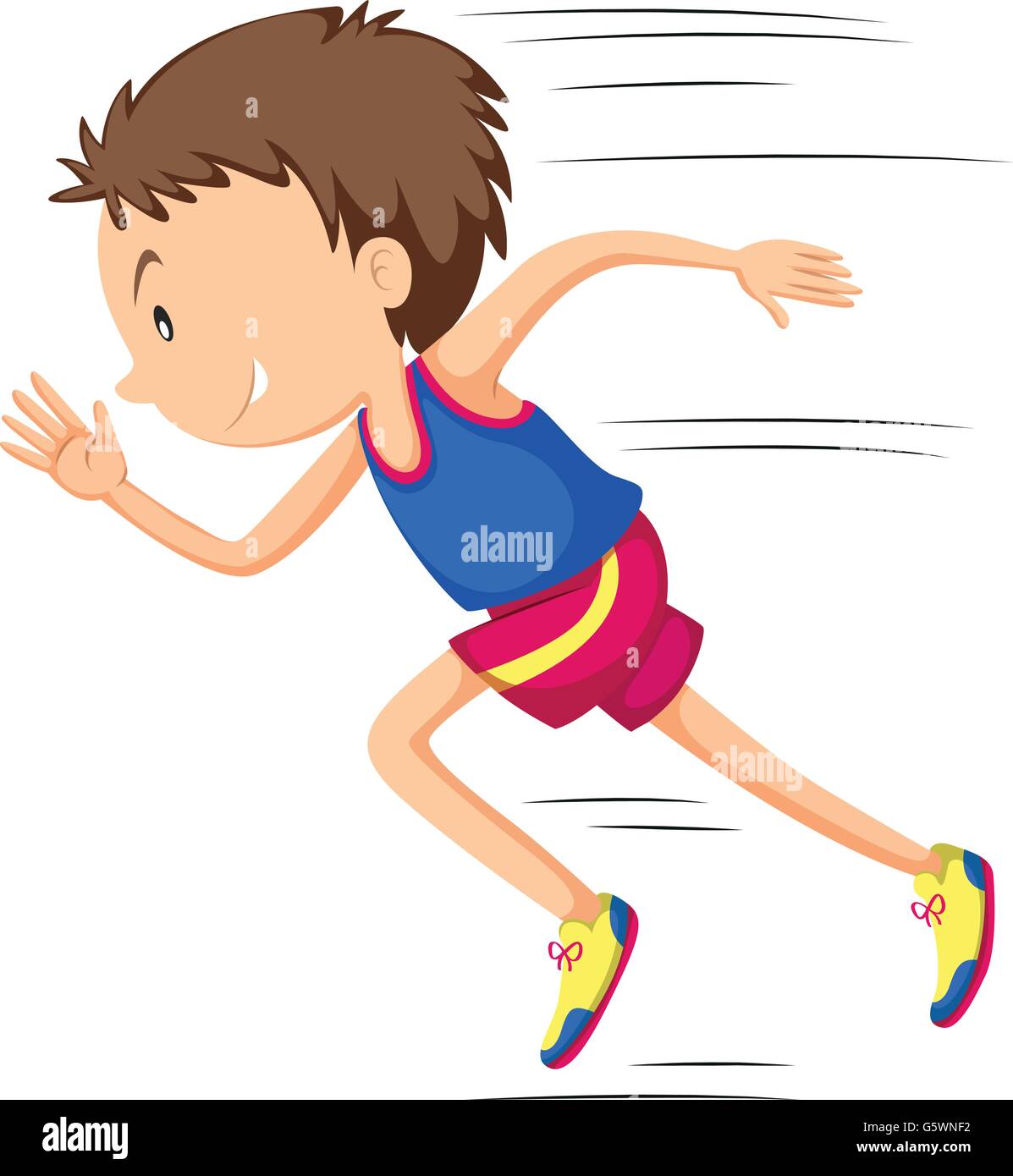 Male Runner Clip Art