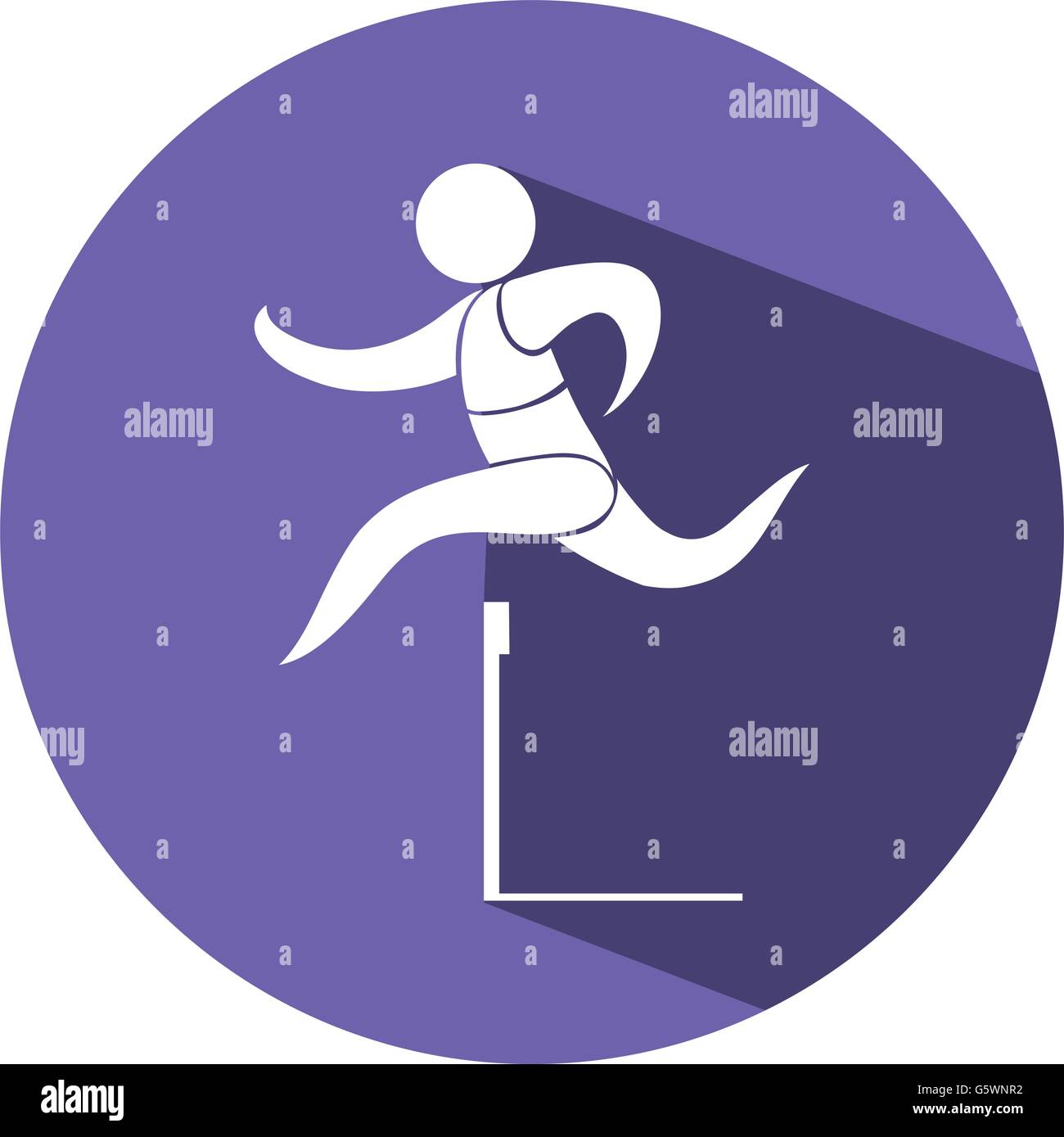 Hurdle Stock Vector Images - Alamy