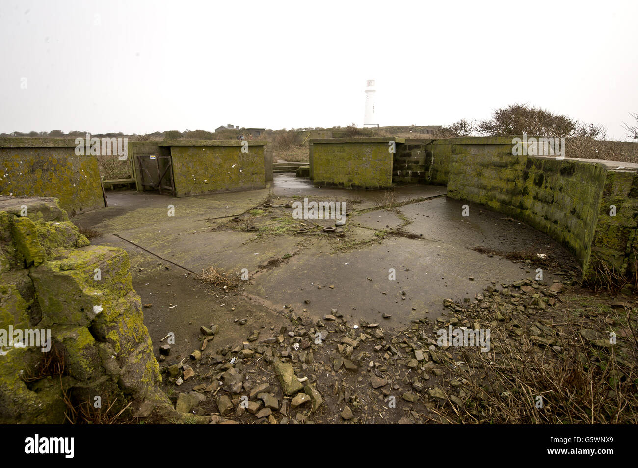 Flat Holm Island - Bristol Channel Stock Photo - Alamy