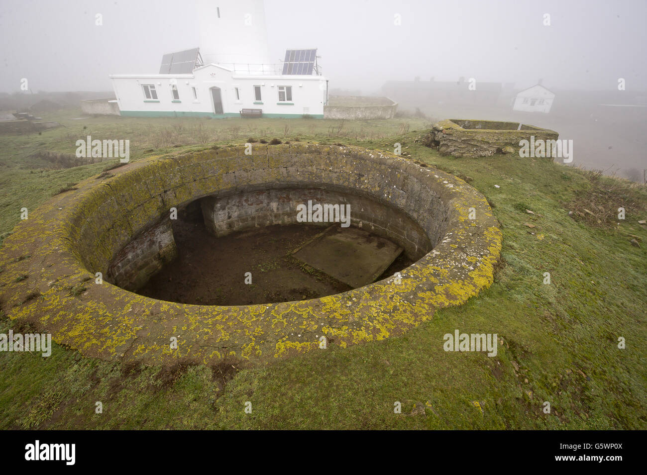 Flat Holm Island - Bristol Channel Stock Photo - Alamy