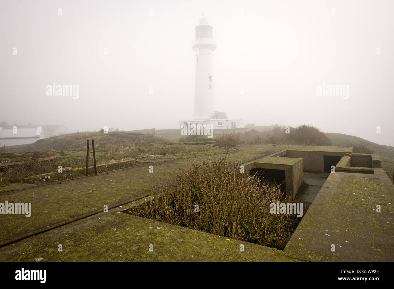 Flat Holm Island - Bristol Channel Stock Photo - Alamy