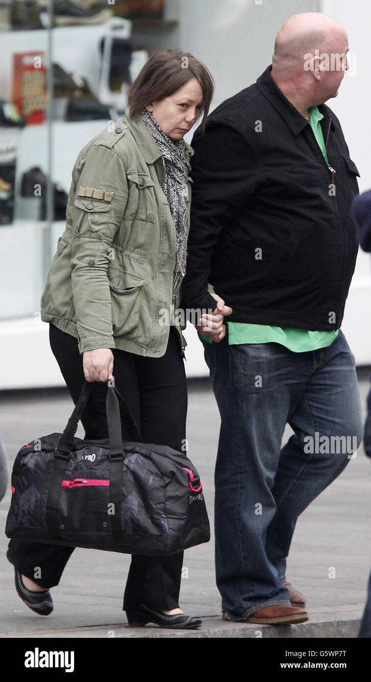 Beth Parr, 36, from Birkenhead arrives at Liverpool Crown Court with an ...