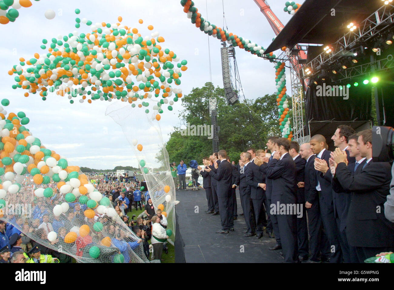 World Cup Irish Team return. The Republic of Ireland's football team on ...
