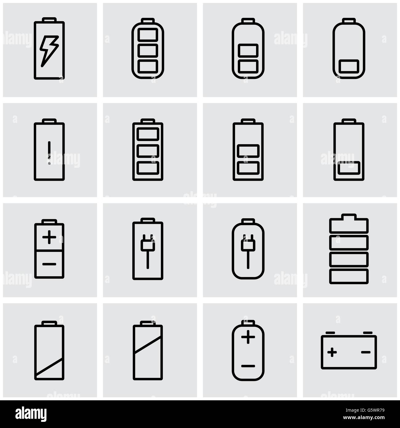 Charged battery eco icon Stock Vector Images - Alamy