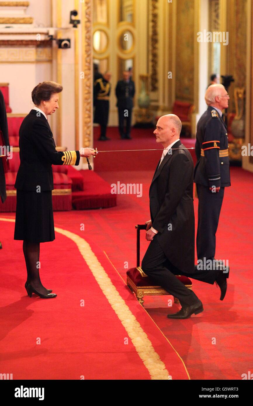 Sir Michael Jacobs is made a Knight Bachelor by the Princess Royal ...
