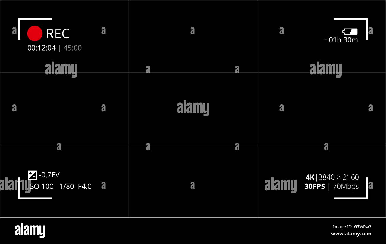 camera viewfinder screen Stock Vector Image & Art - Alamy