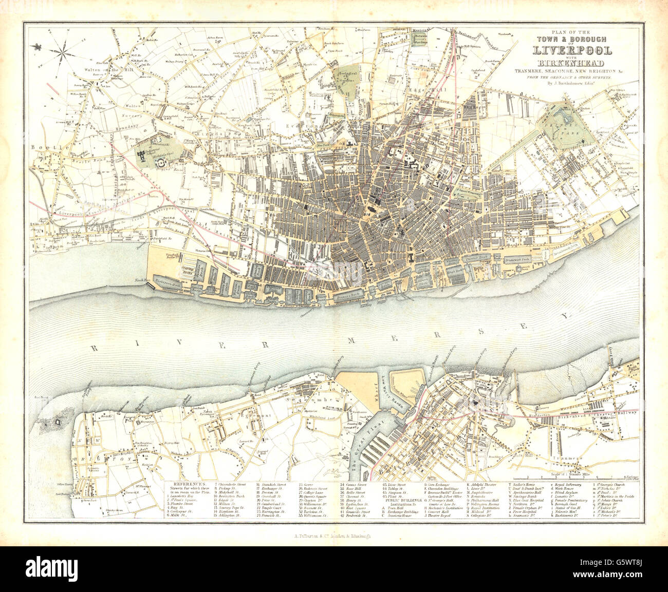 LIVERPOOL: Town & Borough. Birkenhead Tranmere Seacombe New Brighton ...