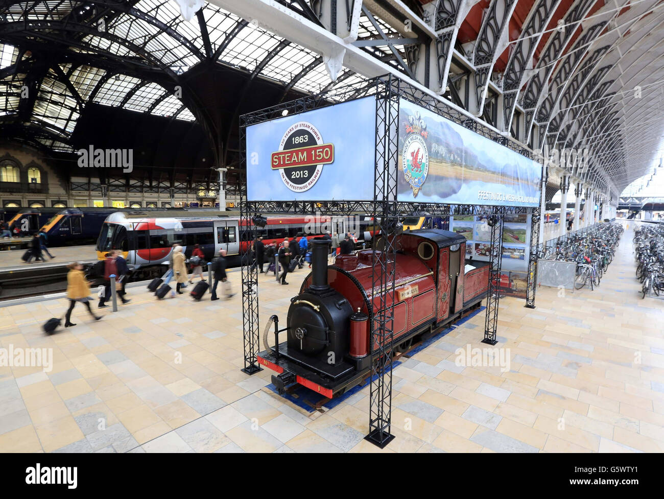 The Princess, the world's first narrow gauge steam engine, which has ...