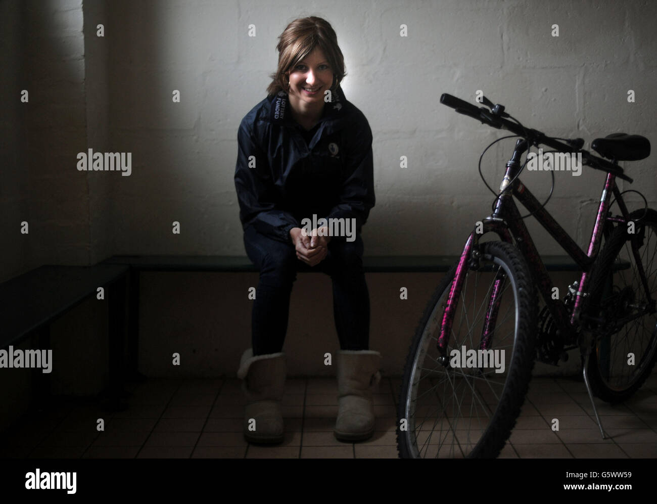 Joanna Roswell visit to Croydon Arena Stock Photo - Alamy