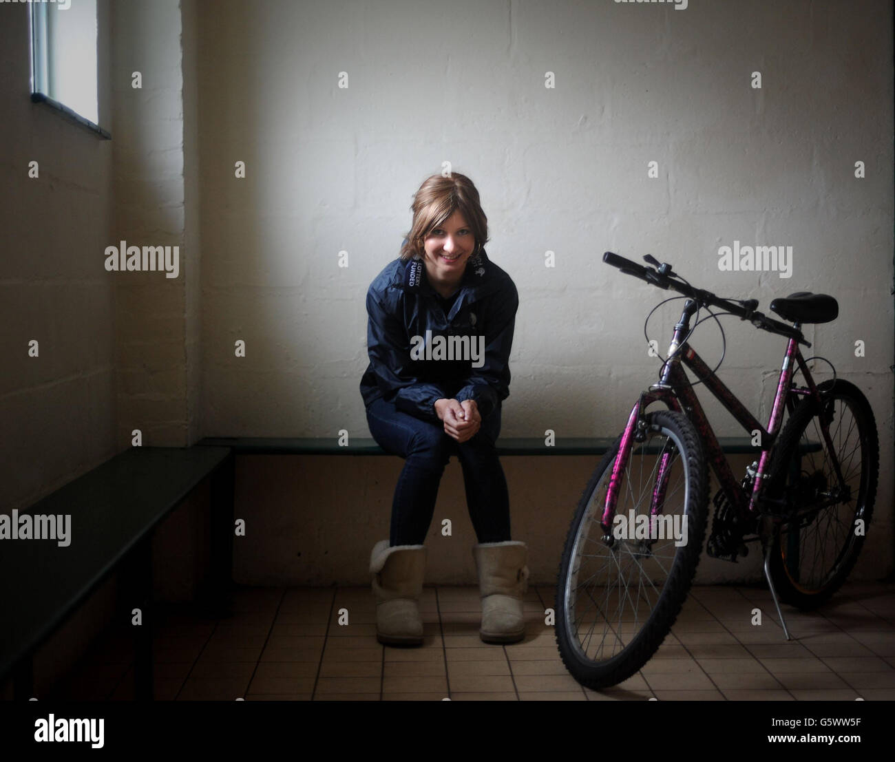 Joanna Roswell visit to Croydon Arena Stock Photo - Alamy