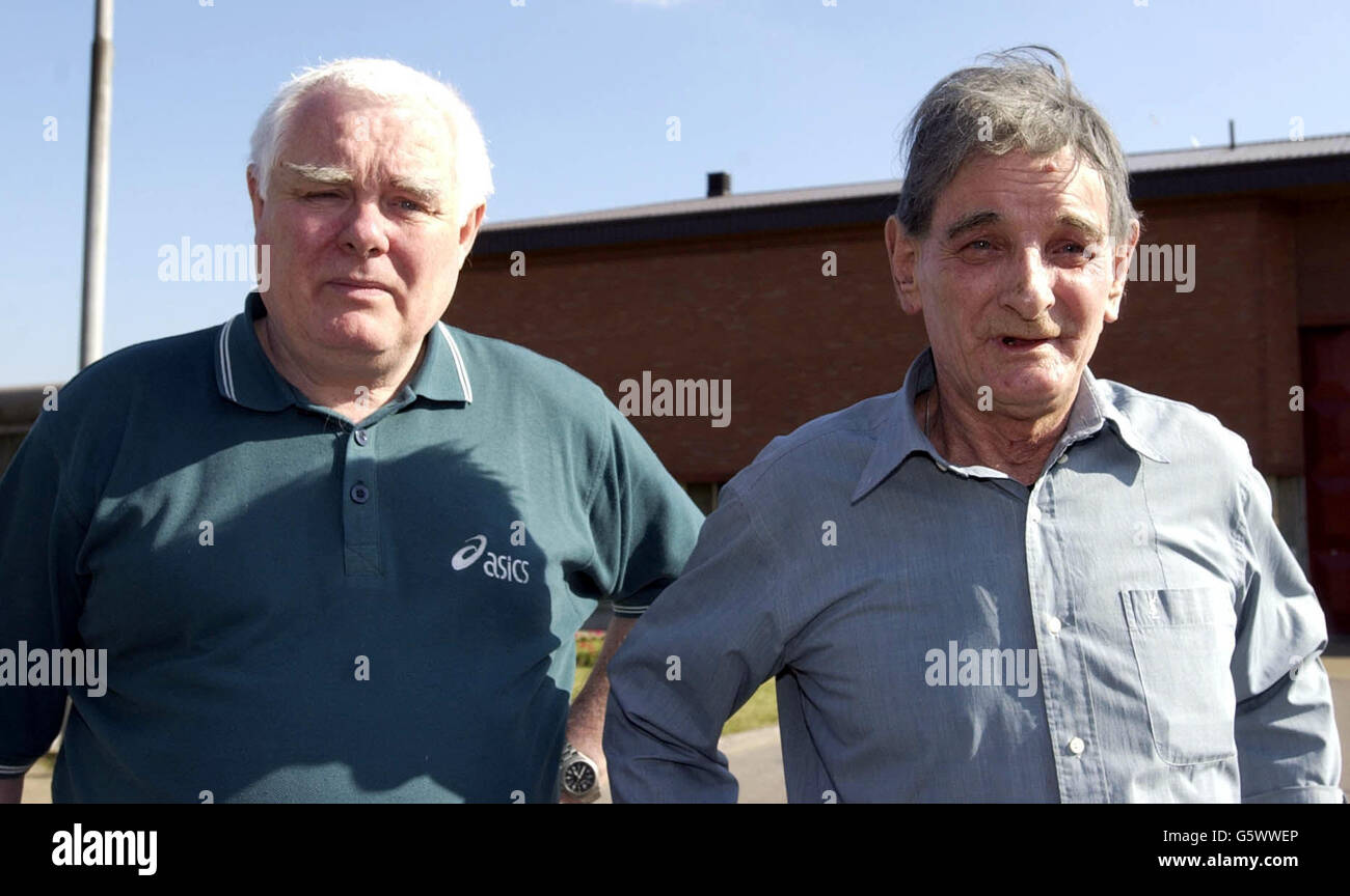 Billy Power (left), former member of the Birmingham Six and Frank ...