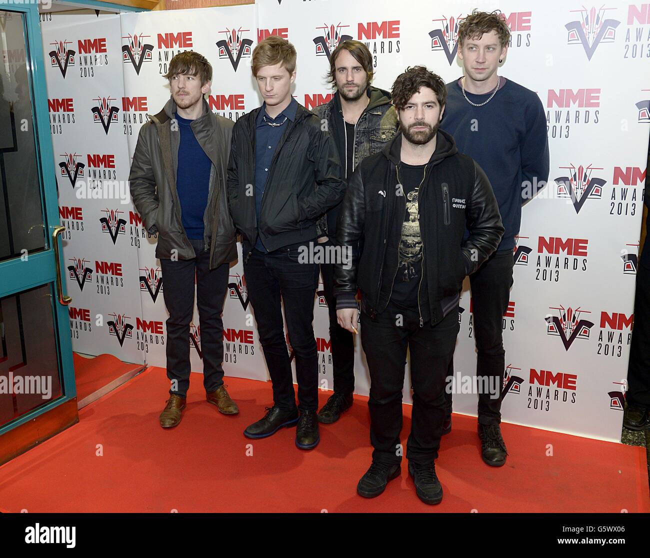 NME Awards 2013 - Arrivals - London Stock Photo - Alamy