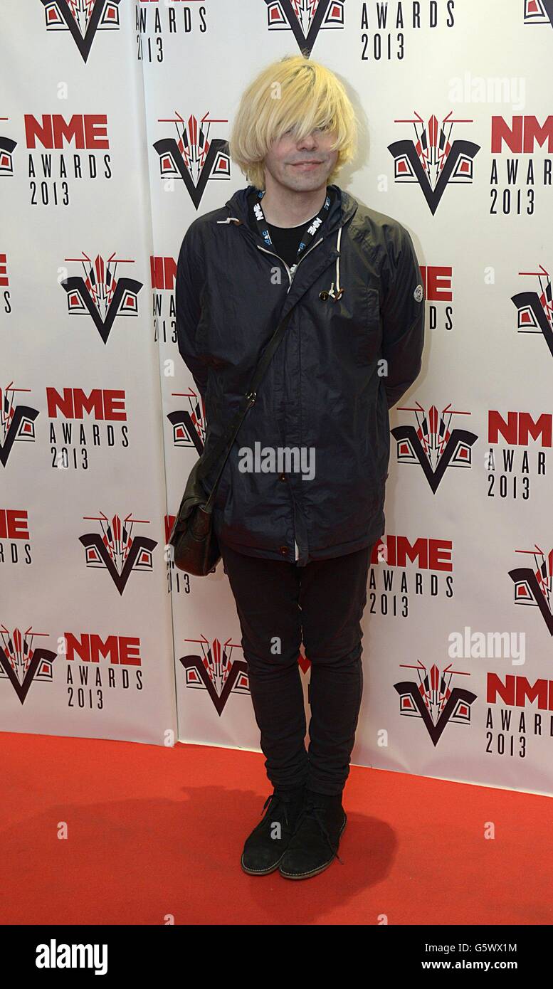 Tim burgess arriving nme awards hi-res stock photography and images - Alamy