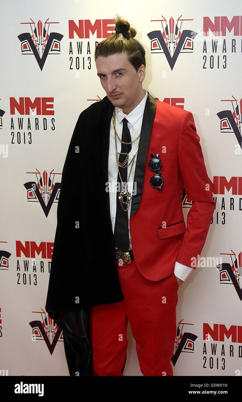 NME Awards 2013 - Arrivals - London Stock Photo - Alamy