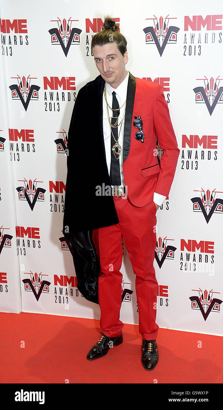 NME Awards 2013 - Arrivals - London Stock Photo - Alamy